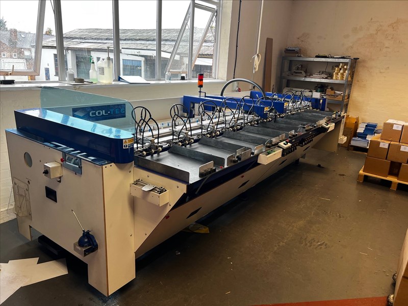 Col-Tec 10 St B3 Collator fitted with standard pile feeders and miss ...