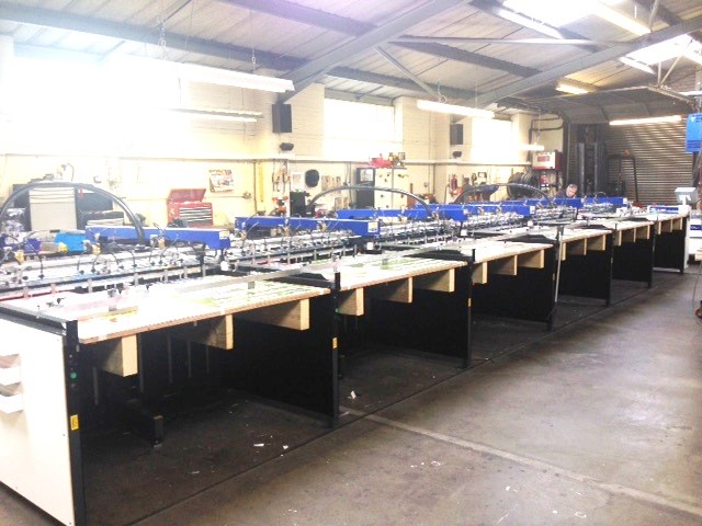 Col-Tec Large format 12 Station B1 Collator with deep pile feeders ...