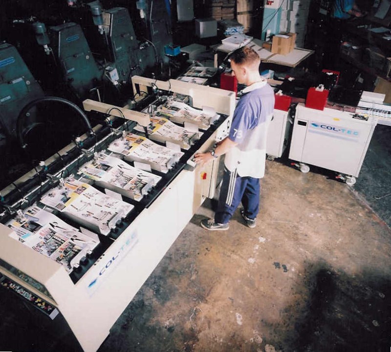 Setmaster 6 station A3 Portrait Collator with optional Stitch Fold Trim Unit | pressXchange