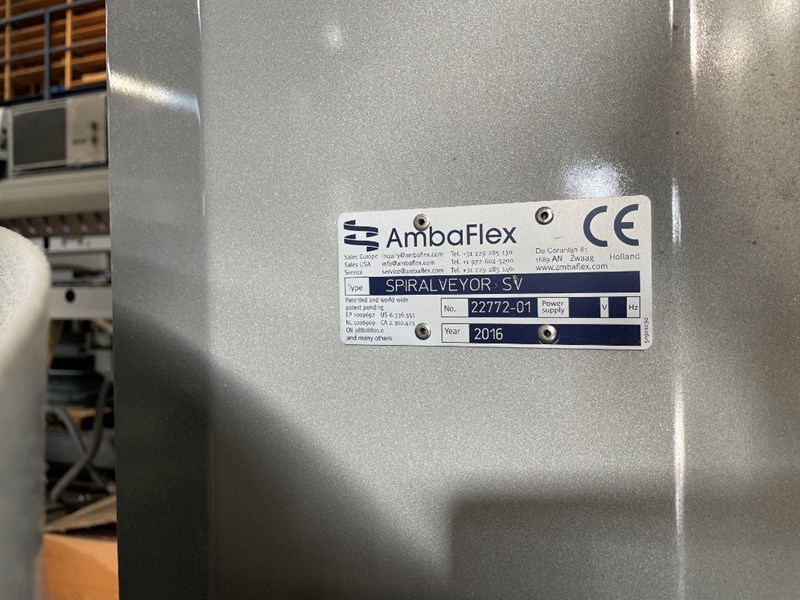 Ambaflex Spiralveyor SV spiral conveyor | pressXchange