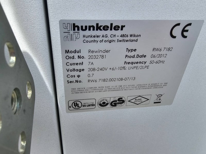 Hunkeler RW6 rewinding module | pressXchange