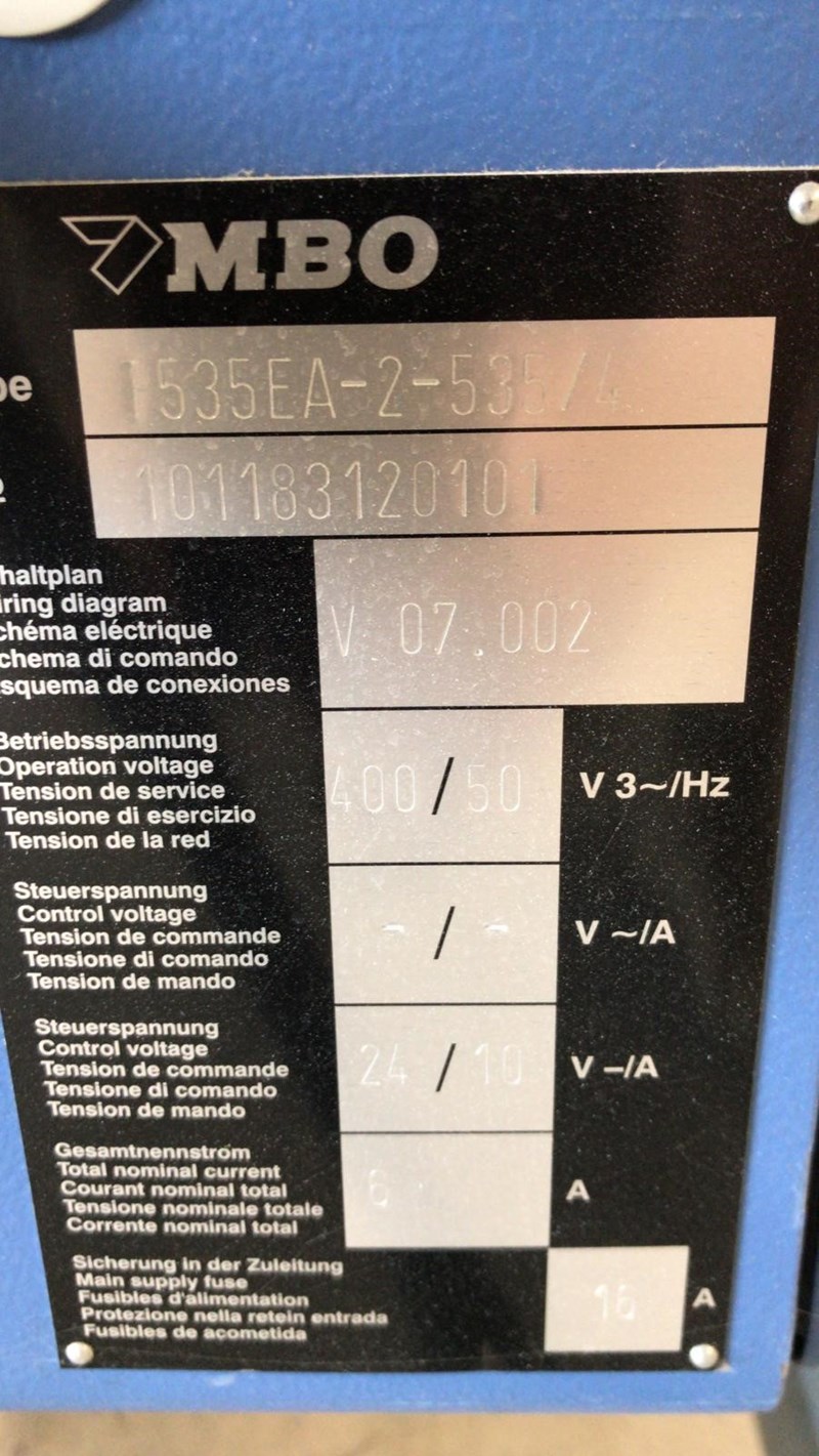 MBO T 535-6-4 folding machine | pressXchange