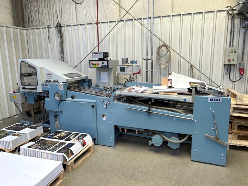 MBO T 540 folding machine + HHS glue system | pressXchange