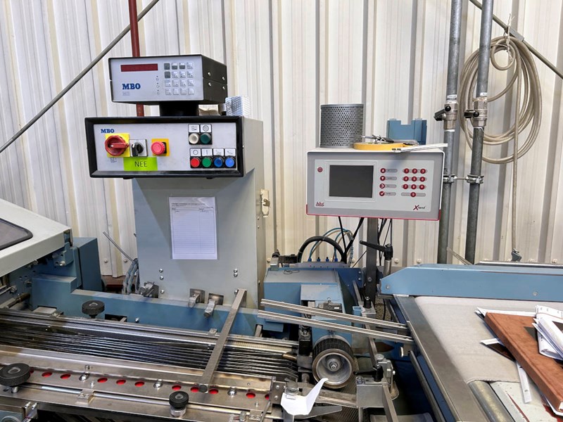 MBO T 540 folding machine + HHS glue system | pressXchange