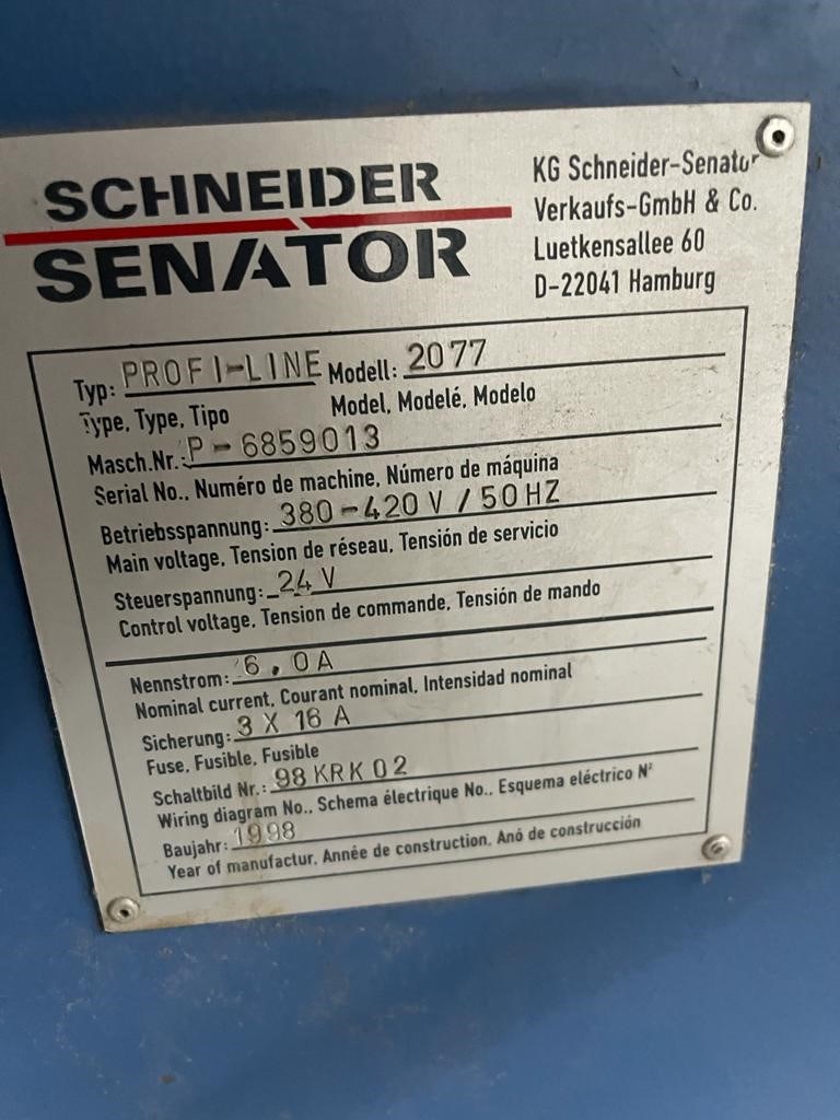 Schneider Senator 132 SC Video cutting line | pressXchange