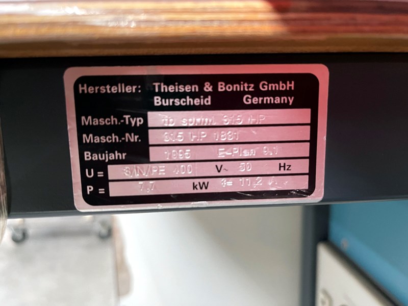 Theisen & Bonitz TB Sprint 315 HP | pressXchange