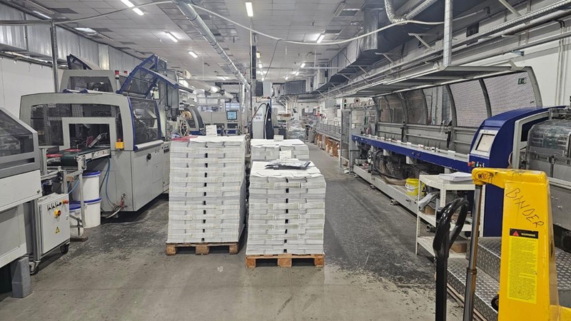 Kolbus BF512 Casing In Line with Sigloch Preparation + Kolbus HD130 ...