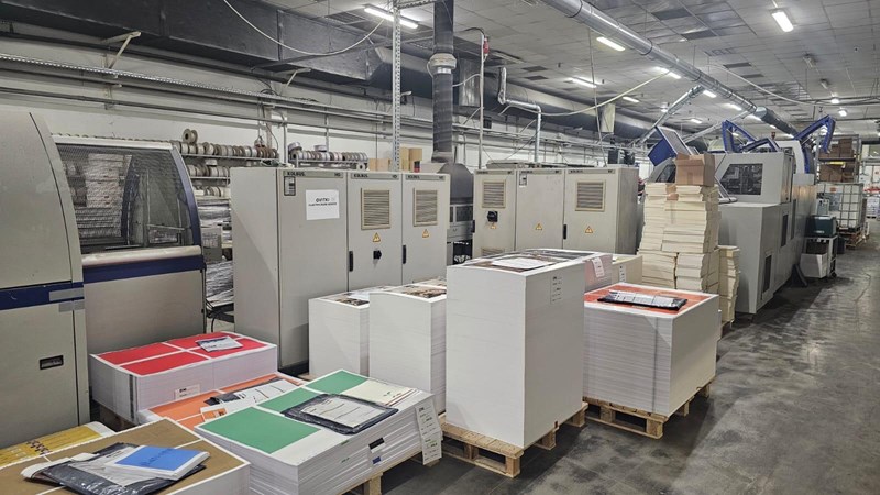 Kolbus BF512 Casing In Line with Sigloch Preparation + Kolbus HD130 ...