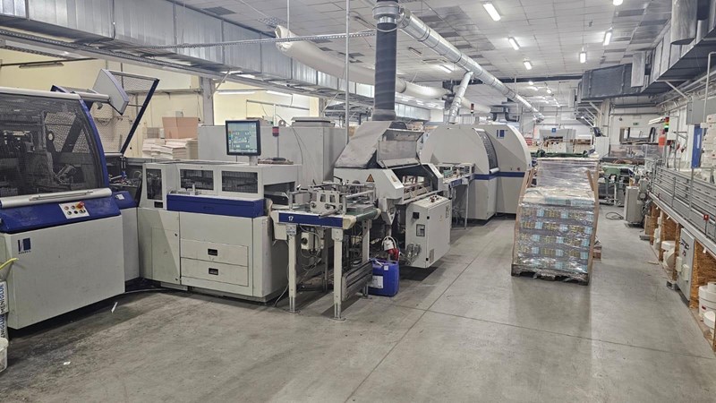 Kolbus BF512 Casing In Line with Sigloch Preparation + Kolbus HD130 ...