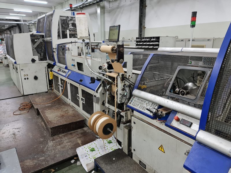 Kolbus BF511 Casing In Line with Sigloch Preparation + Kolbus HD130 ...