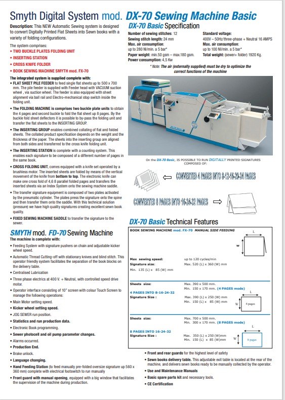 SMYTH Digital Sewing System DX-70 Basic | pressXchange