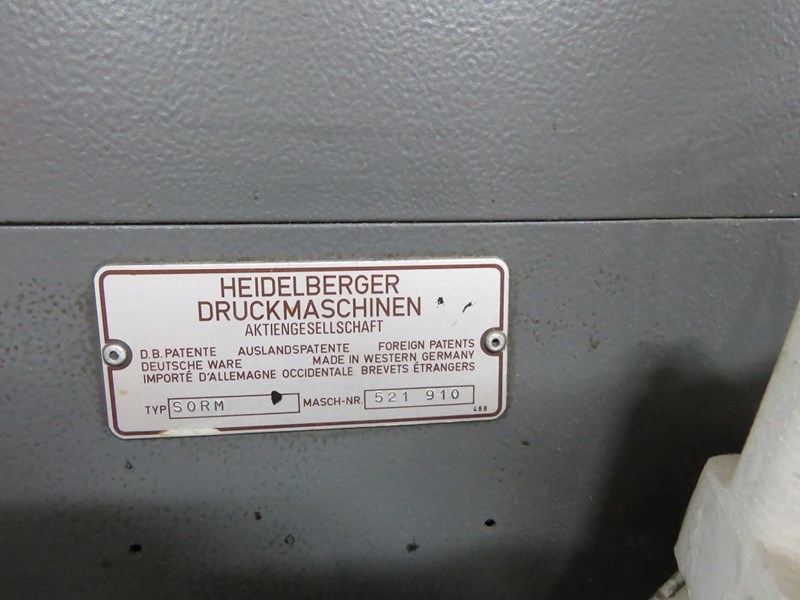Heidelberg SORM/Z | pressXchange