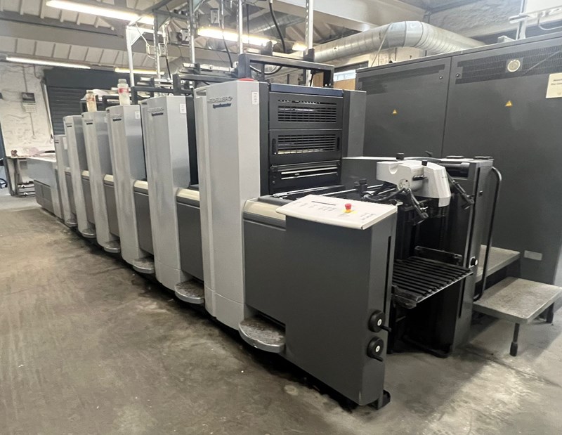 Heidelberg Speedmaster SX 52-5-H + LX (Alcolor) Prinect Axis Control ...