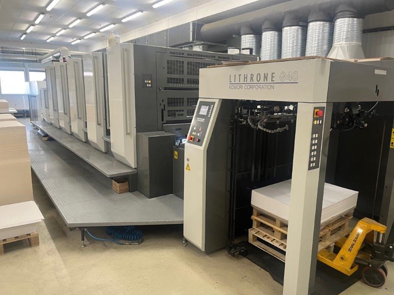 Komori Lithrone GL 540 + LX H-UV | pressXchange