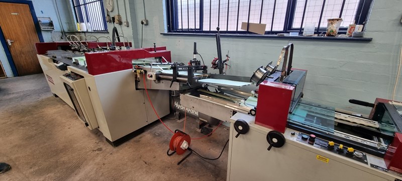 Setmaster Collator, Stitch & trim with Crash Numbering For NCR work ...