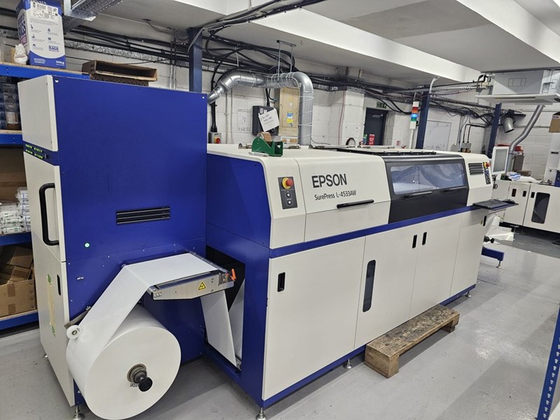 Epson SUREPRESS L 4533AW Digital Label Press | pressXchange