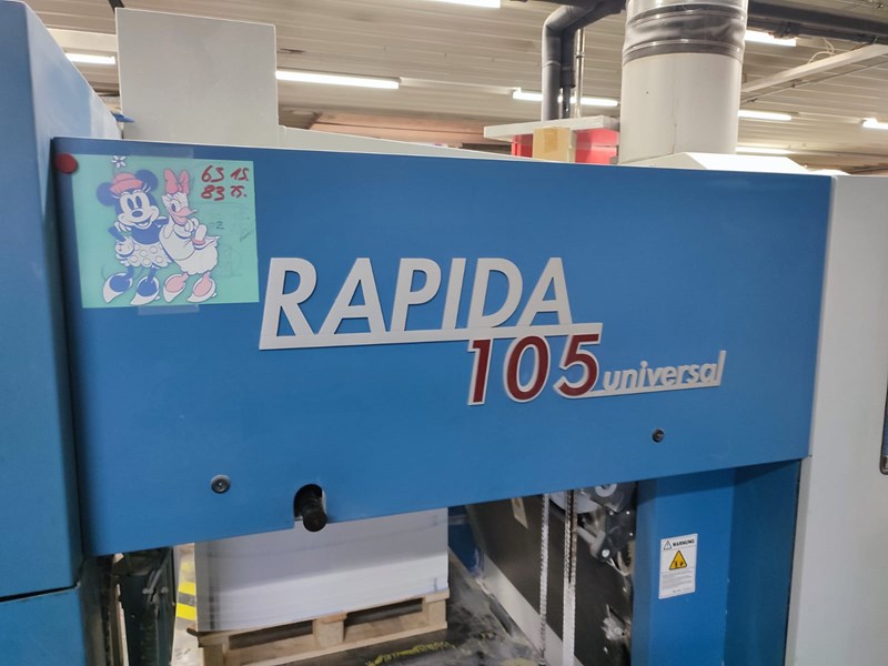 KBA RAPIDA 105-6 U 6 L CX PWVA HYBRID (IR+UV) | pressXchange