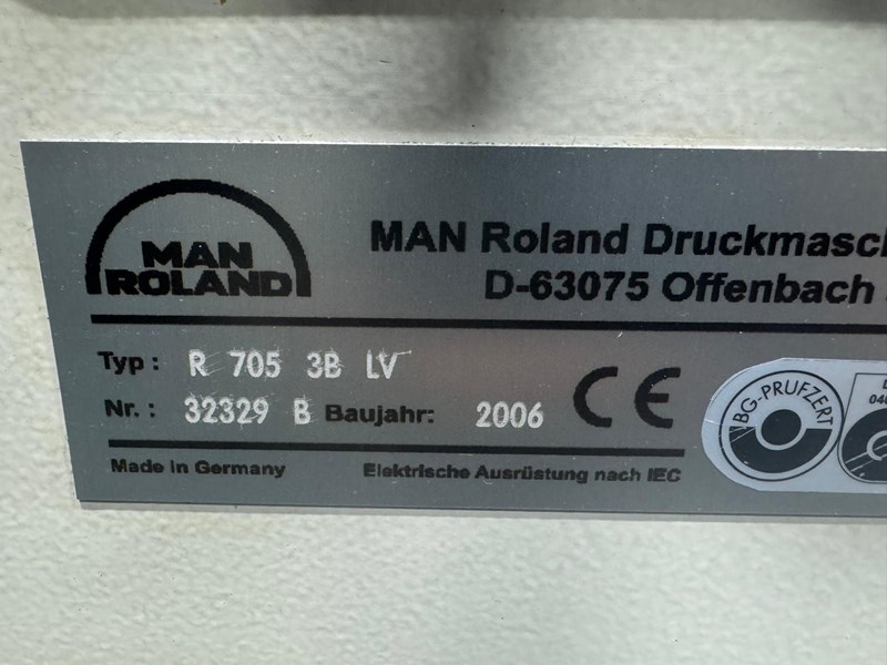 MAN ROLAND 705-3B+LV | pressXchange