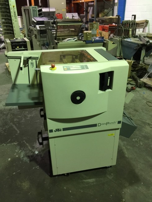 James Burns Docupunch Short Run automatic Punching machine for Wiro ...