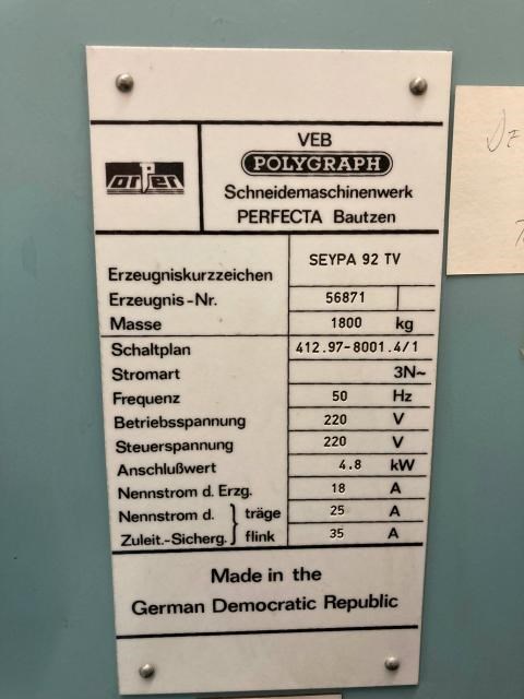 Perfecta SEYPA 92 TV | pressXchange