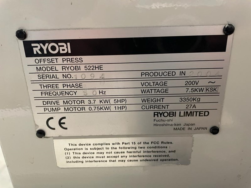 Ryobi 522 HE | pressXchange