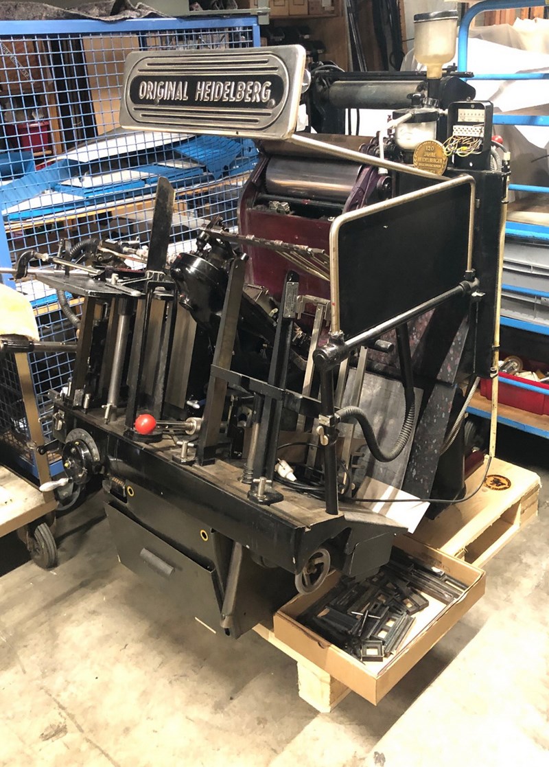 Heidelberg OHT-P hot foil letterpress | pressXchange