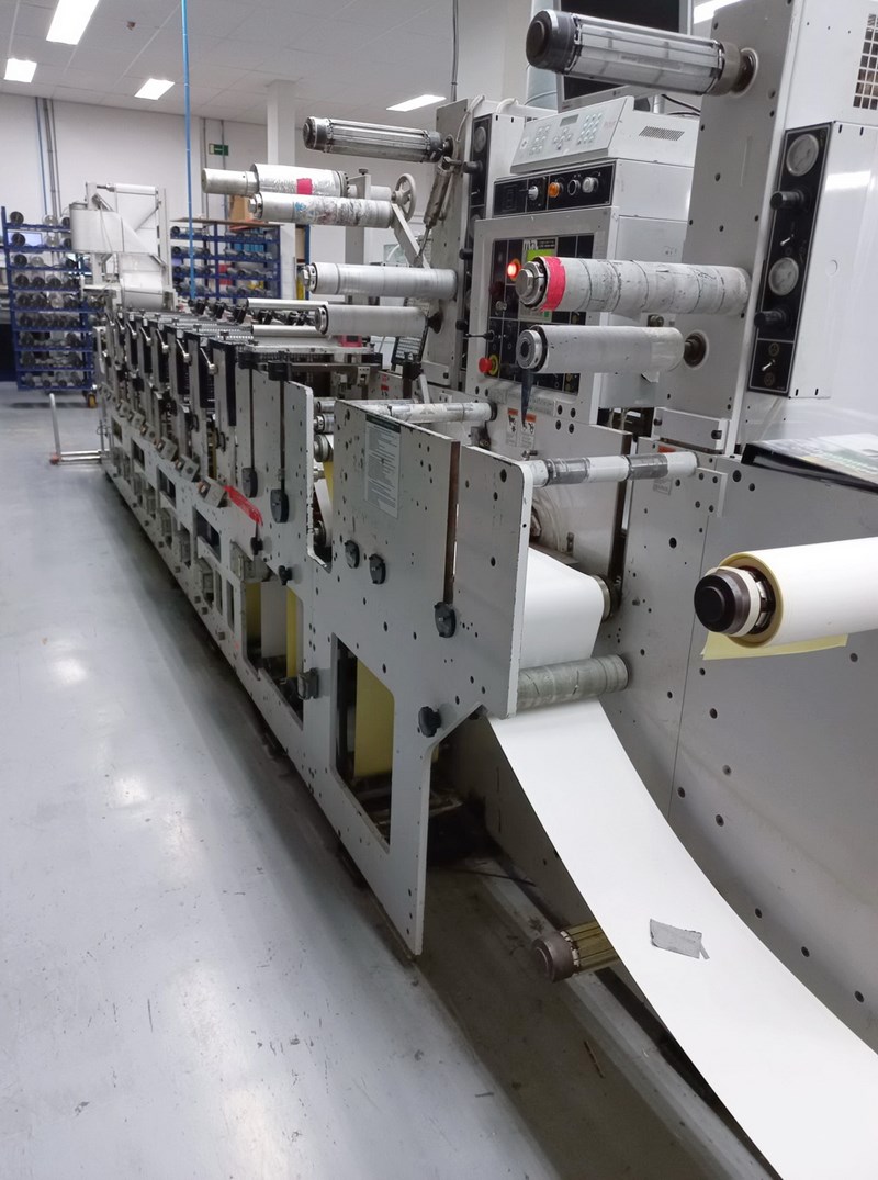 Mark Andy 2200G 10" 8-color UV Flexo label press | pressXchange