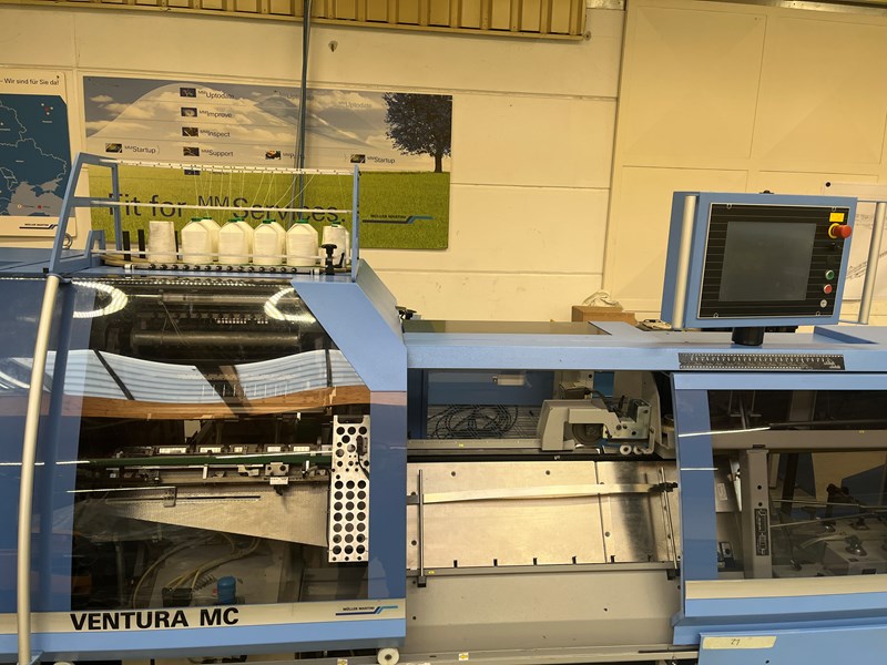 MÜLLER MARTINI THREAD SEWING MACHINE VENTURA MC 200 - 2014 MODEL, FULLY ...