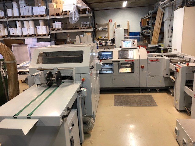 2013 Horizon Stitchliner SL-5500 Saddle Binding Line | pressXchange