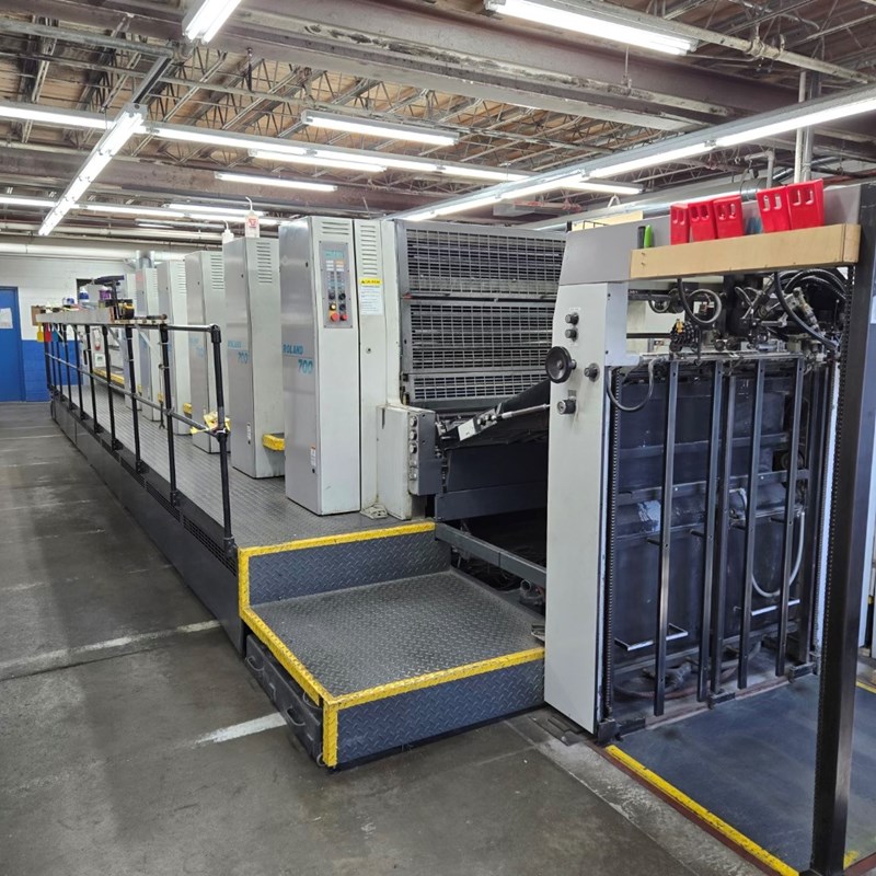 Man Roland R700 3 B 6 Color 40 Inch Press with Coater | pressXchange