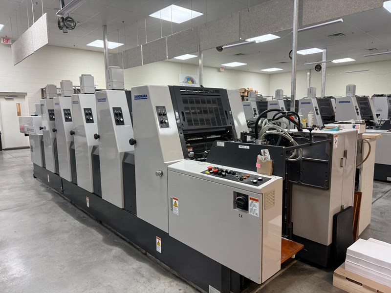 2002 Shinohara 52-5HP 5 Color Perfecting Offset Press | pressXchange