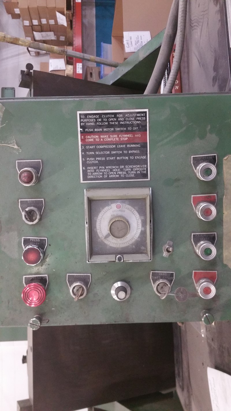 Thomson National 8-7 33 x 47 Inch Hand fed Clam Shell Die Cutter ...