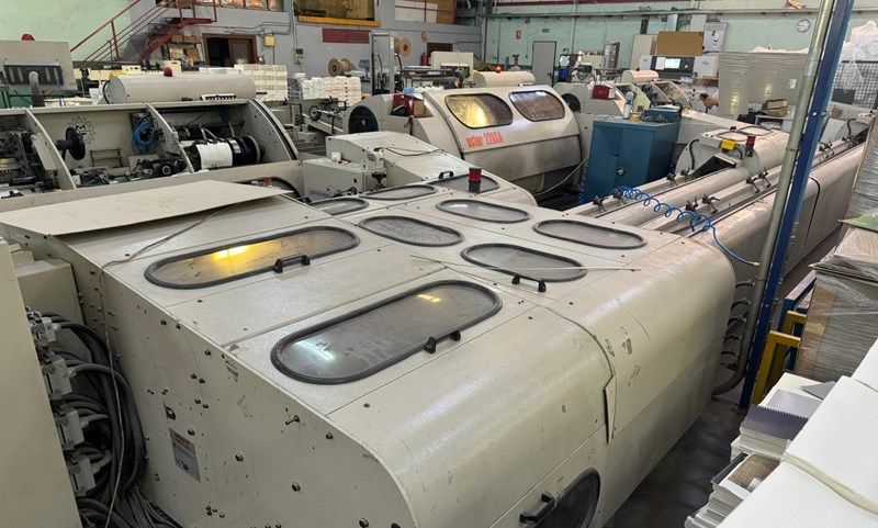 Meccanotecnica Multiplex with 2 Aster 220 SA sewing machines | pressXchange