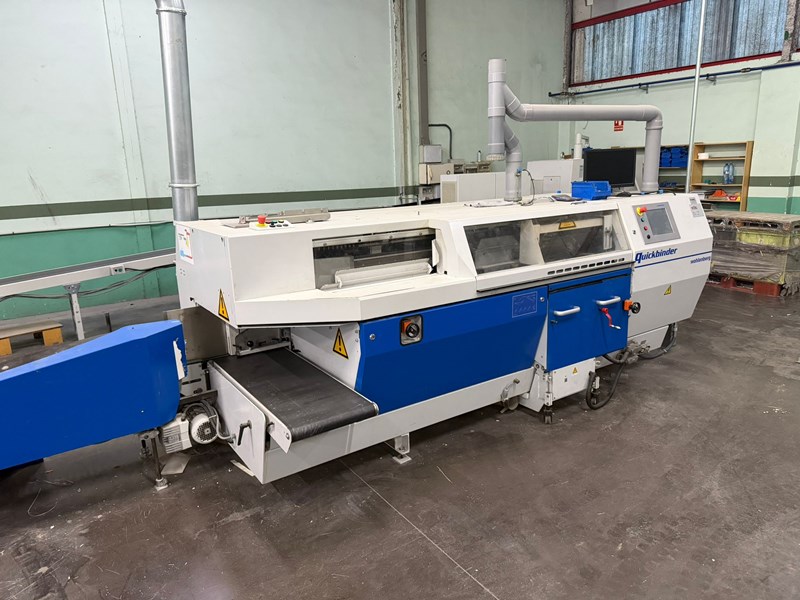 Wohlenberg Quickbinder perfect binder with in-line three knife trimmer ...