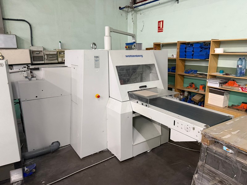 Wohlenberg Quickbinder perfect binder with in-line three knife trimmer ...