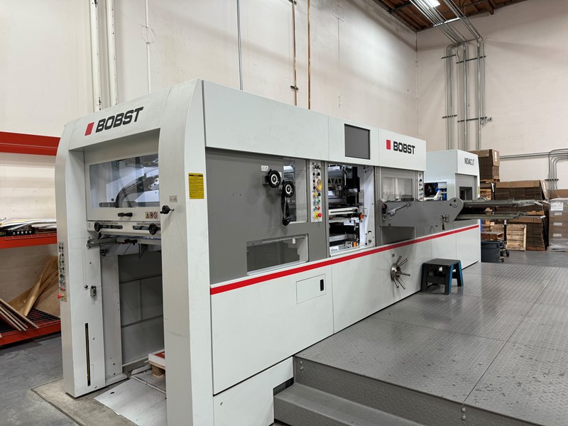 Bobst Novacut 106E 40" autoplaten die cutter w/ stripping. | pressXchange