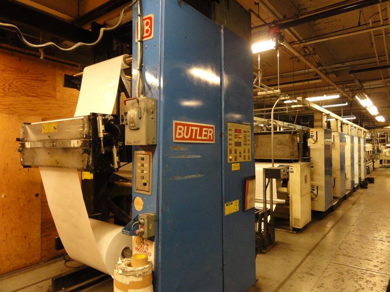 Harris M200 heatset 22 3/4 x 38 web offset press | pressXchange