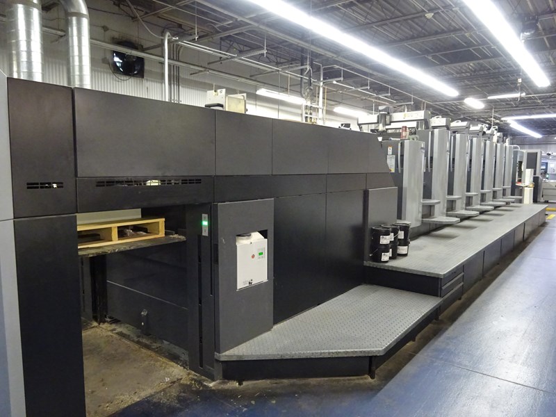 2016 Heidelberg CD102-6+L with coater, UV drying, PreSet Plus, Prinect ...