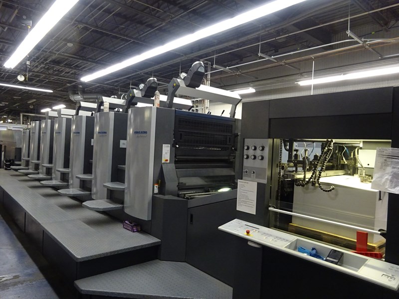 2016 Heidelberg CD102-6+L with coater, UV drying, PreSet Plus, Prinect ...