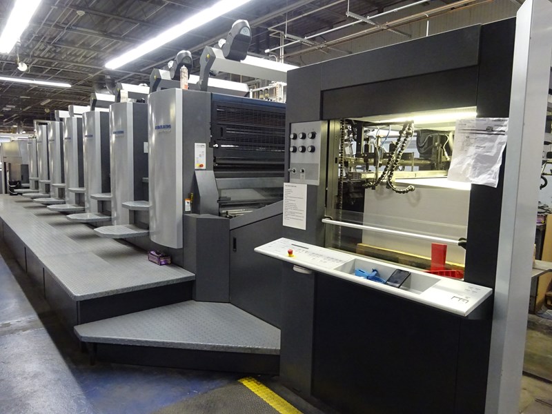 2016 Heidelberg CD102-6+L with coater, UV drying, PreSet Plus, Prinect ...