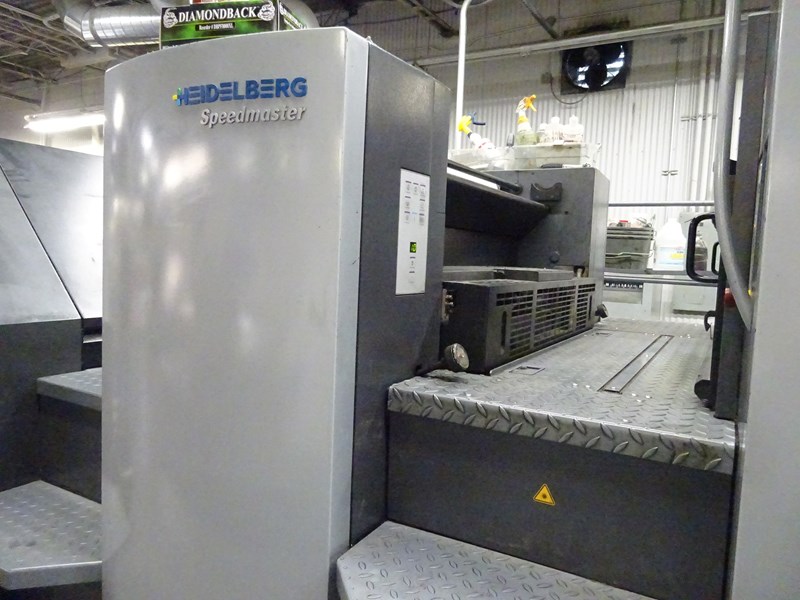 2016 Heidelberg CD102-6+L with coater, UV drying, PreSet Plus, Prinect ...