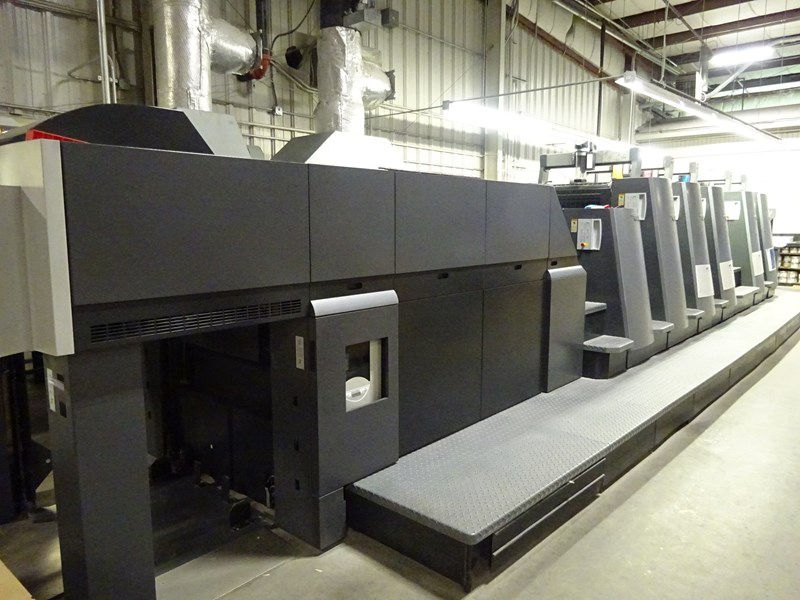 2006 Heidelberg CD 74 5P3+L-F 5/c 23"x29" offset perfector w/ only 42 ...