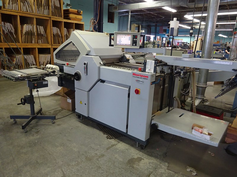 Horizon AFC 566FKT 22" x 35" pile fed fully automated 6 plate folder ...