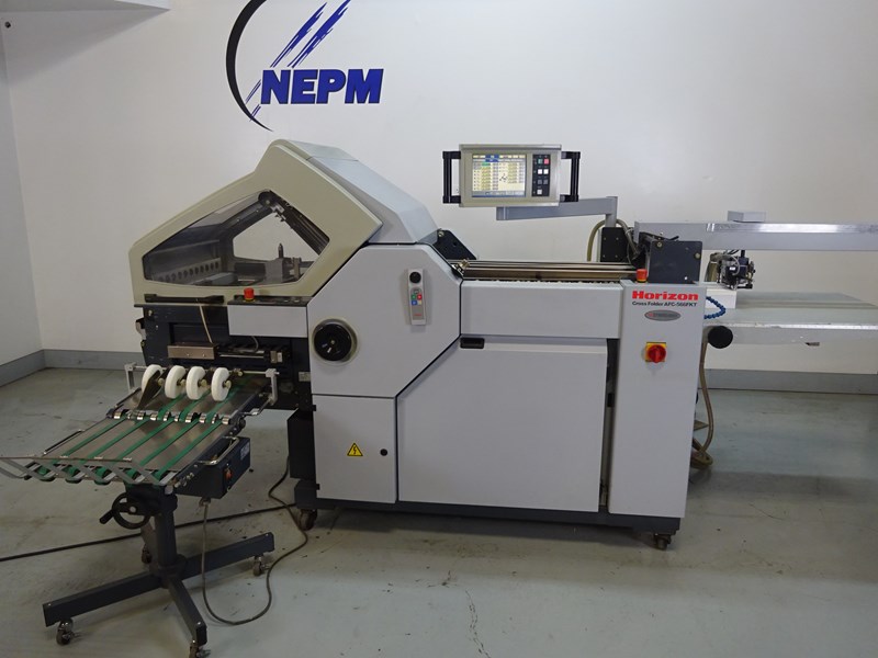 Horizon AFC 566FKT 22" x 35" pile fed fully automated 6 plate folder ...