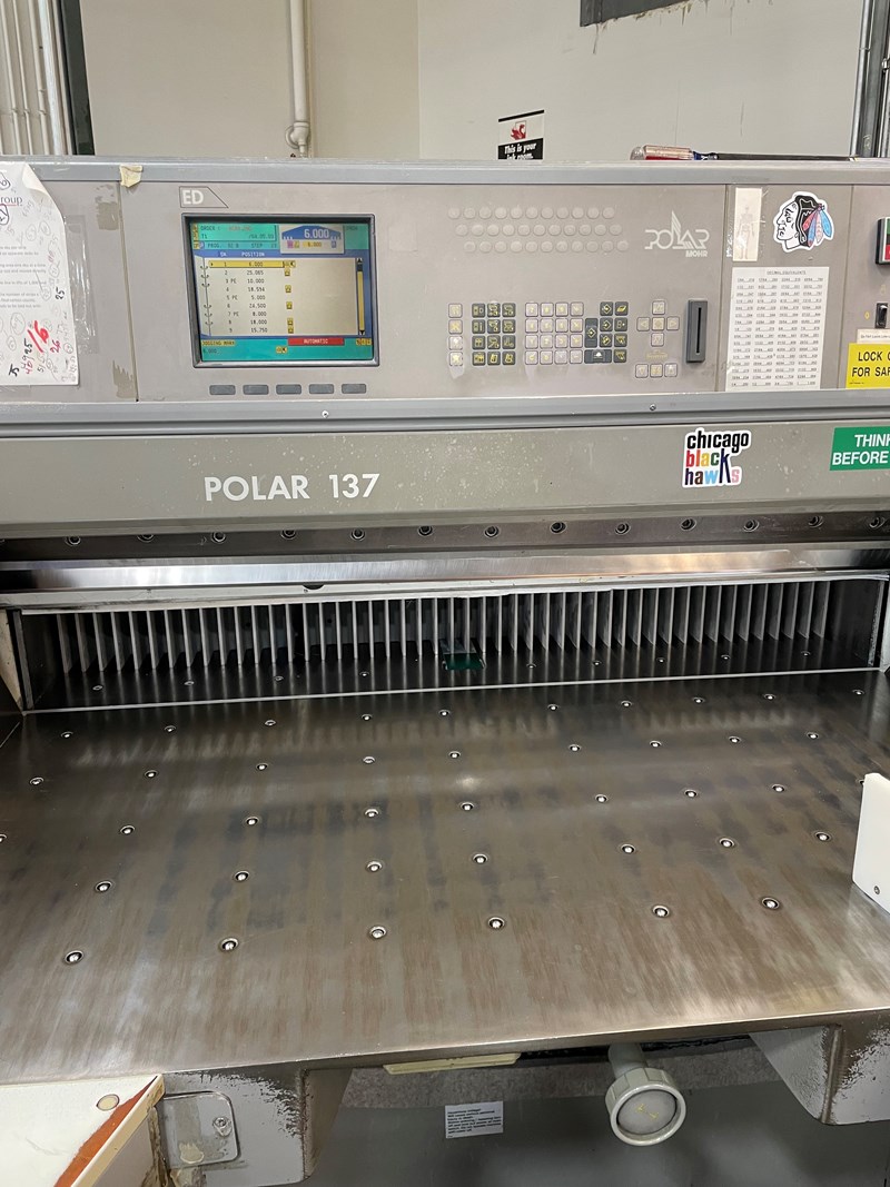 Polar 137ED 54” paper cutter | pressXchange