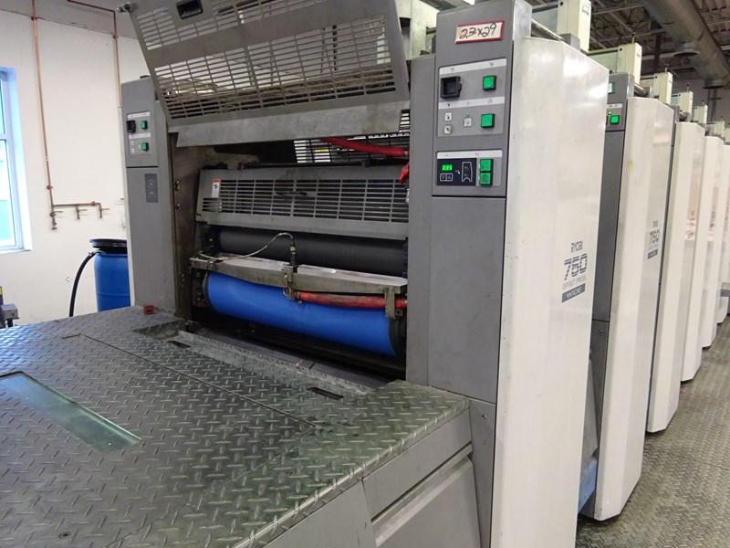 Ryobi 750 10/C UV offset perfecting press plus coater | pressXchange