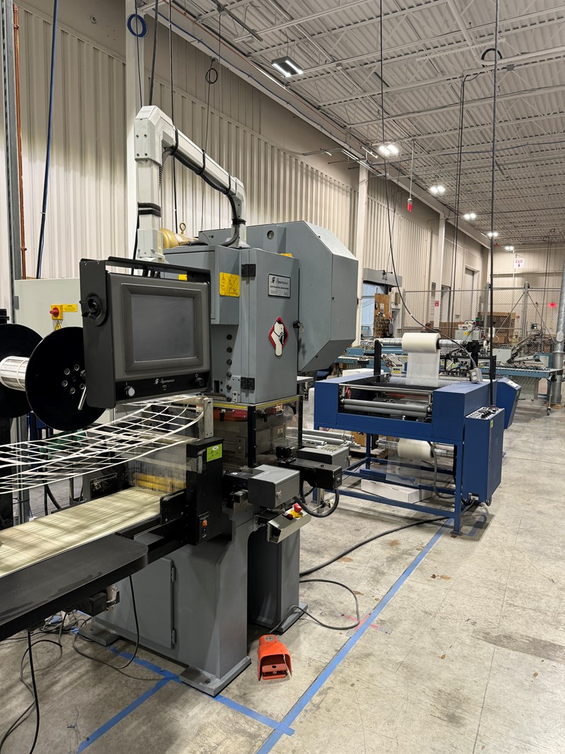 Spartanics M500 auto die cutter with D&K laminator | pressXchange