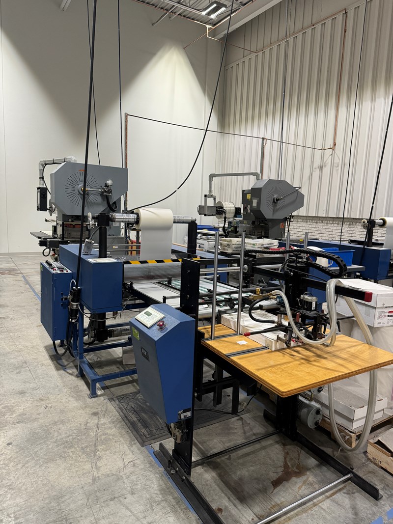 Spartanics M500 auto die cutter with D&K laminator | pressXchange