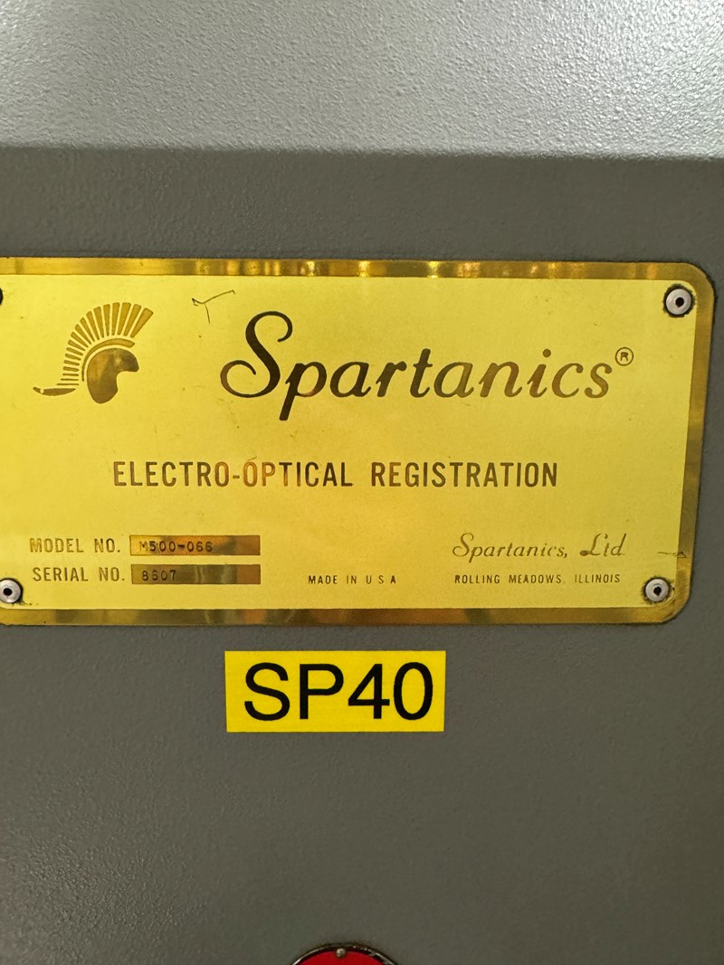 Spartanics M500 auto die cutter with D&K laminator | pressXchange