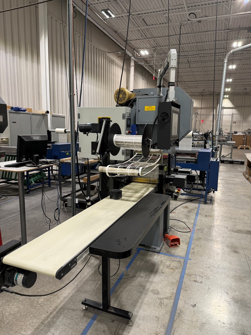 Spartanics M500 auto die cutter with D&K laminator | pressXchange